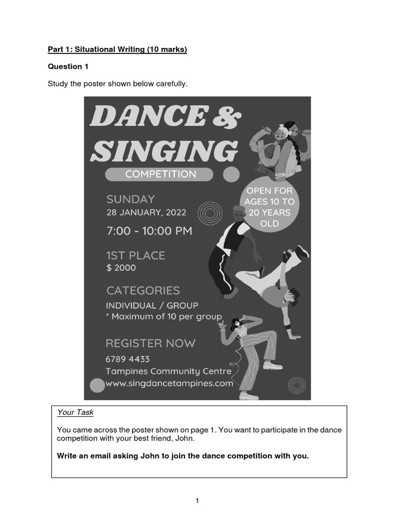 PSLE Foundation English Paper 1 Guide | PDF