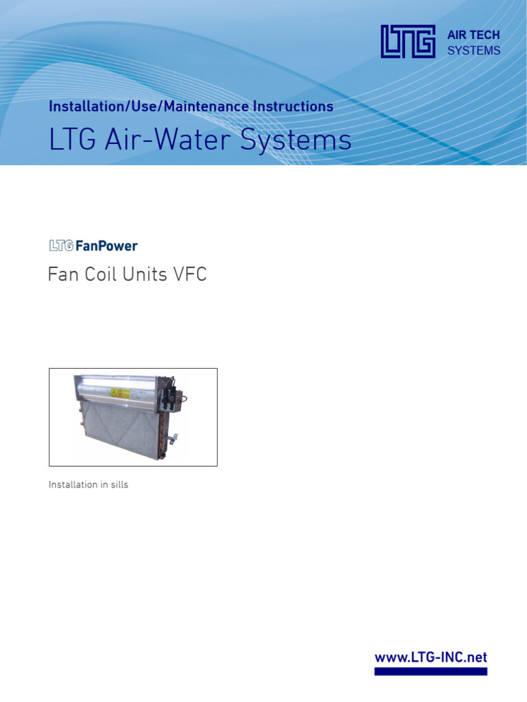 05 VFC Manual Usa LTG-1 | PDF | Heat Exchanger | Water