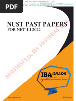NUST NET Past Papers 2025 Pls | PDF | Multiplication | Mathematics