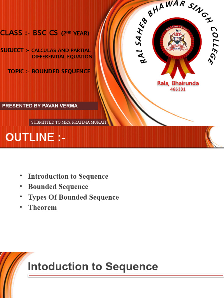 Maths | PDF | Sequence | Real Number