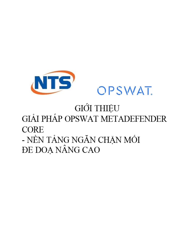 MetaDefender Core Proposal | PDF