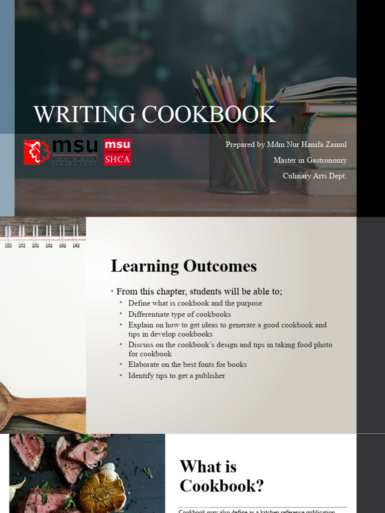 Topic 3.1 Writing Cookbook | PDF | Cookbooks | Recipe