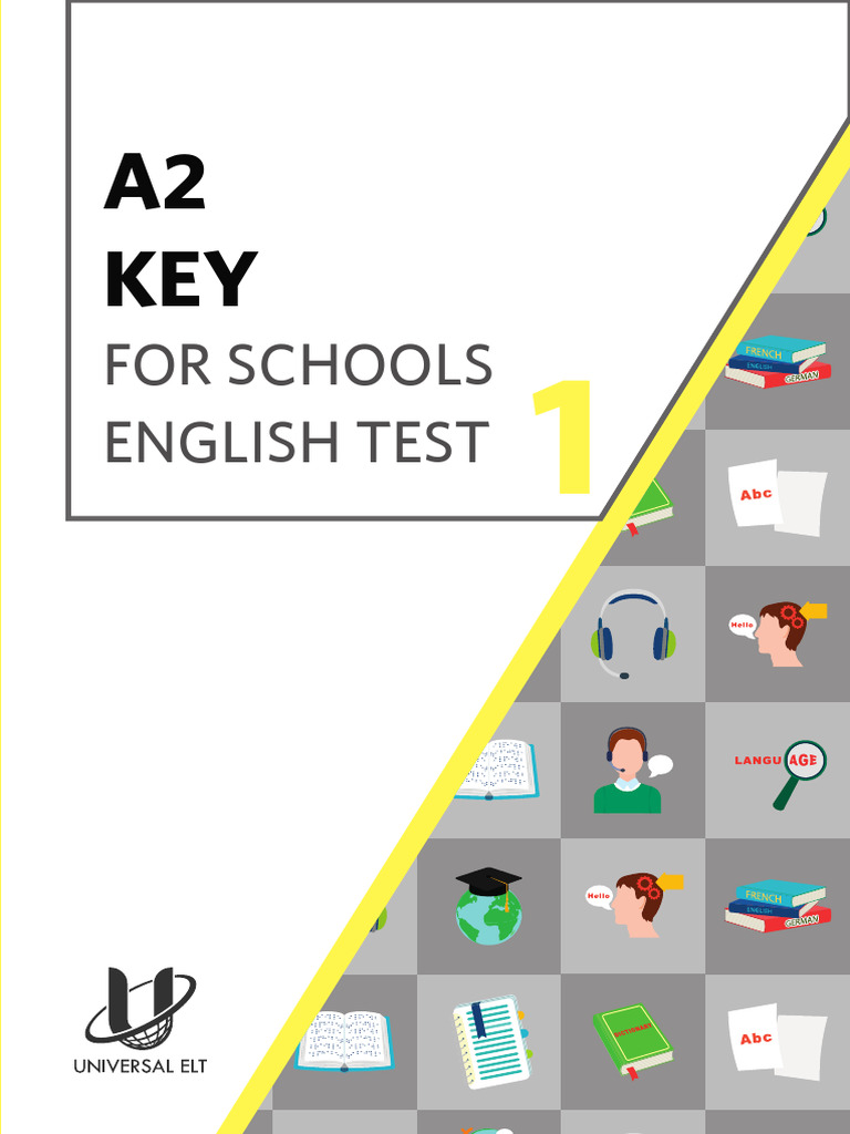 A2 Key for Schools English Test 1 | PDF | Workweek And Weekend