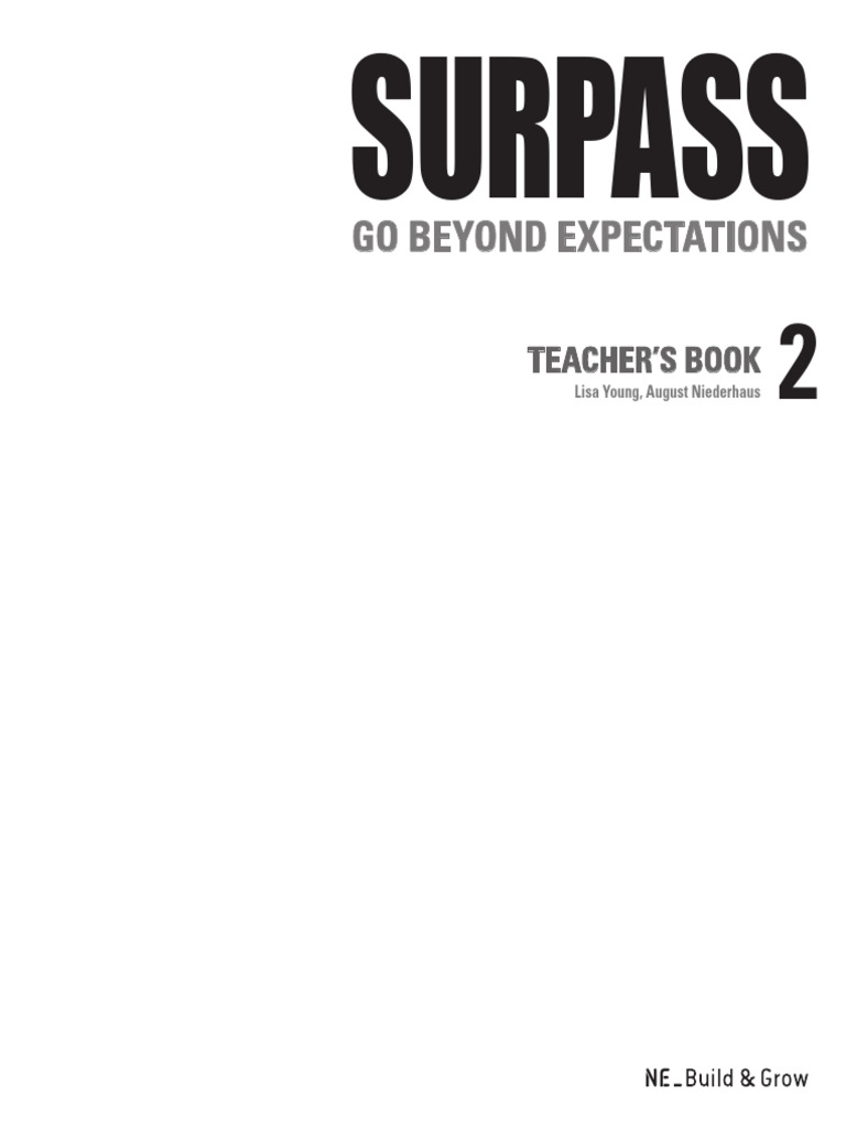SURPASS 2 - Teacher's Book | PDF | Learning | English Language
