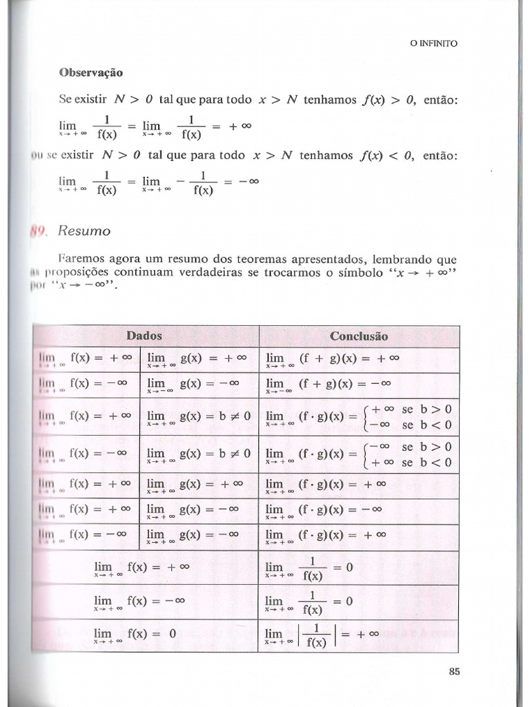 Tabela Limite | PDF