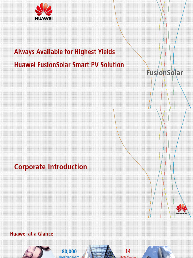 Huawei FusionSolar Smart PV Solution | PDF | Research And Development