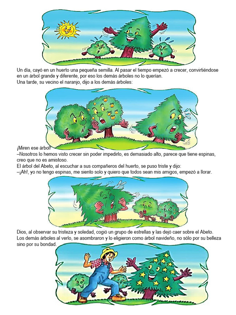 El Abeto: Un Árbol de Bondad y Amistad | PDF