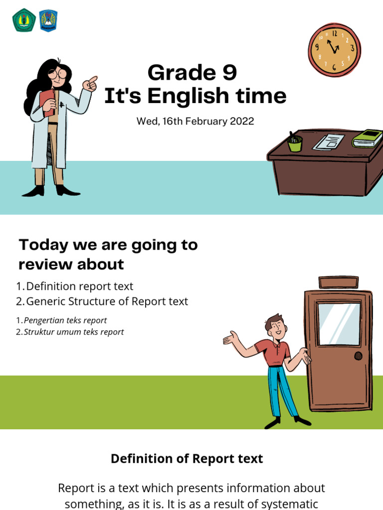 Welcome Back to English Class | PDF