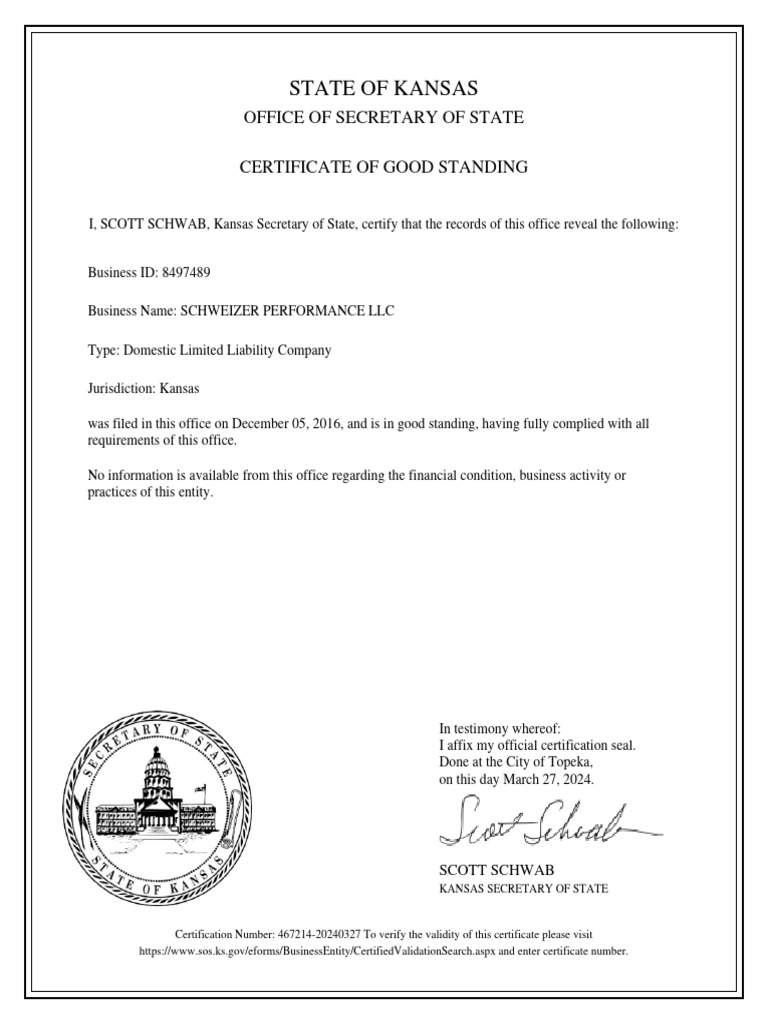 State of Kansas | PDF | Law