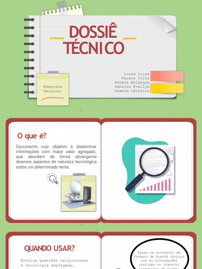 Dossiê Técnico Pronto | PDF | Abstract (resumo)