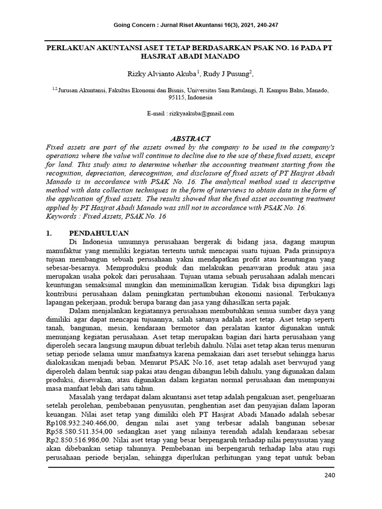 cdatu,+ARTIKEL+RIZKY+-+Ibariz Docx+ | PDF | Pengelolaan Keuangan & Uang | Hukum