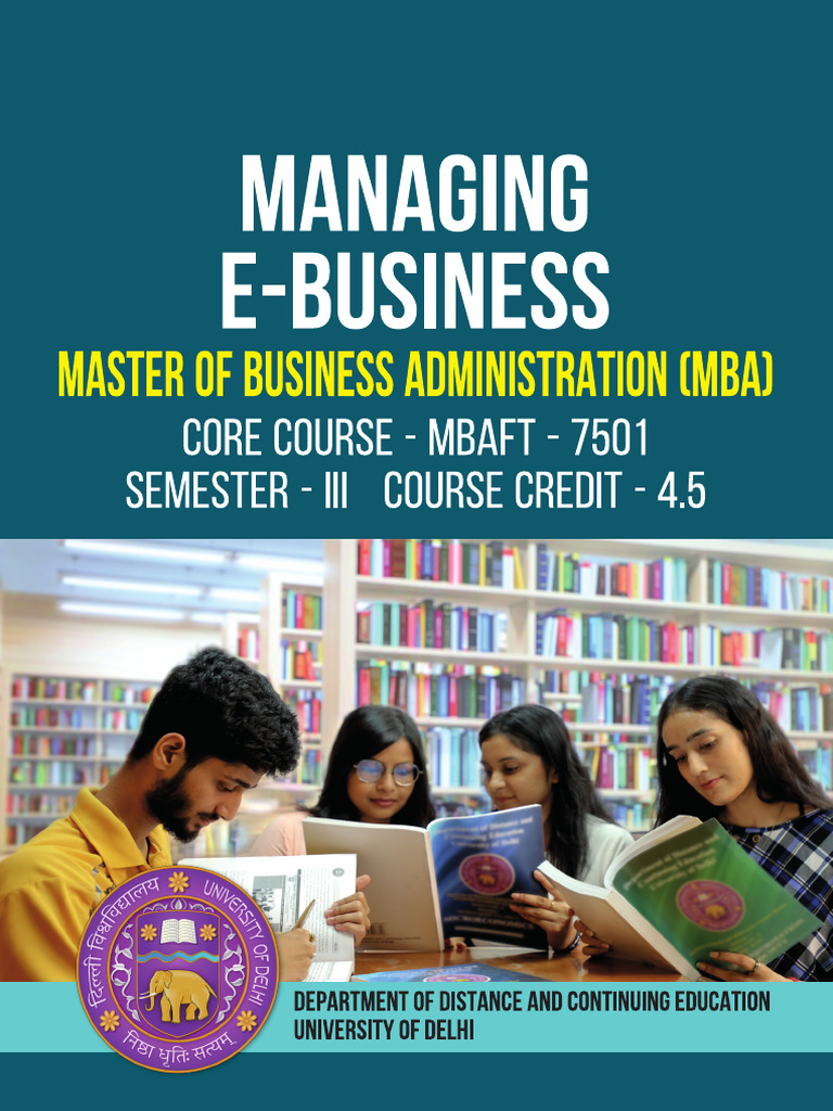 7501 Managing E Business | PDF | Electronic Business | E Commerce