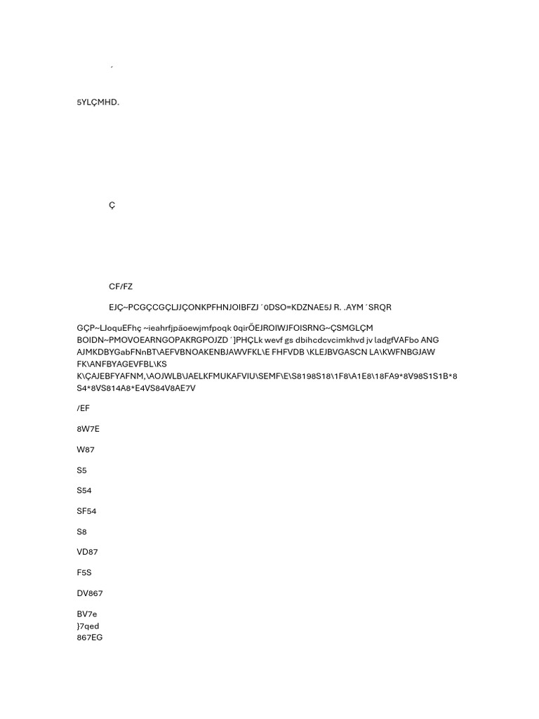 Random Text Document | PDF
