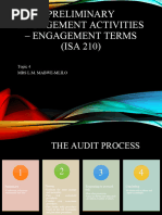 Isa 210 | PDF | Financial Audit | Financial Statement