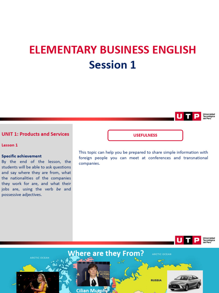 EBE - Lesson 1 | PDF | Linguistics | Languages