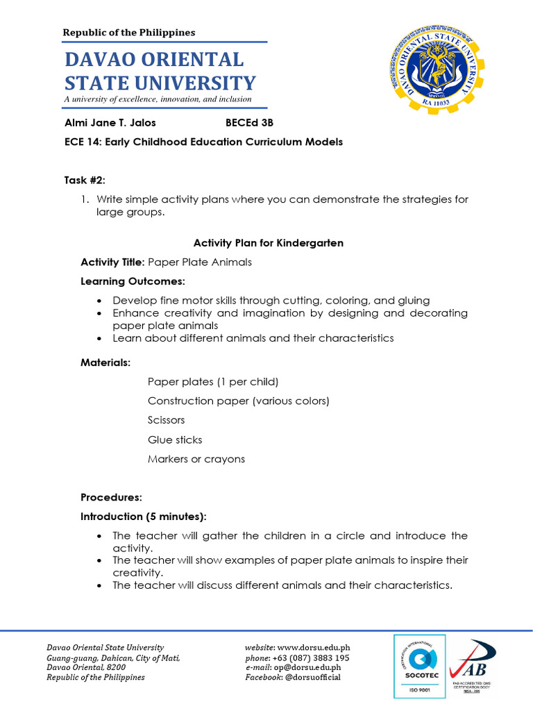 ECE 14 Task 2 | PDF | Cognition | Behavior Modification
