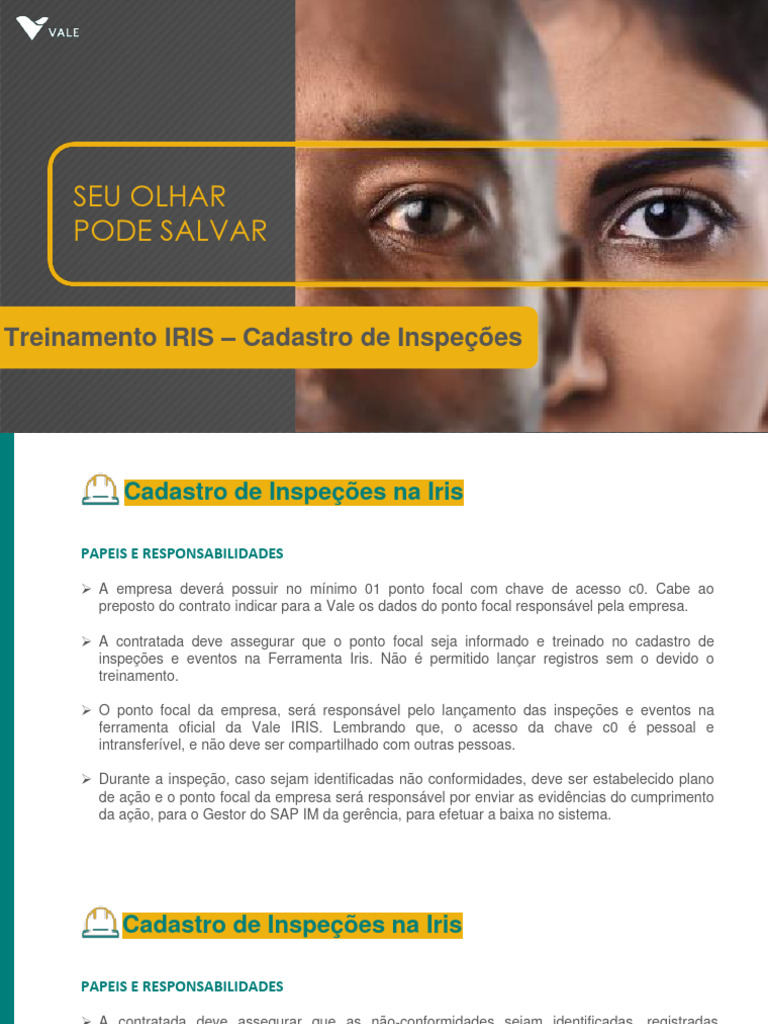 Treinamento Iris | PDF | Computadores