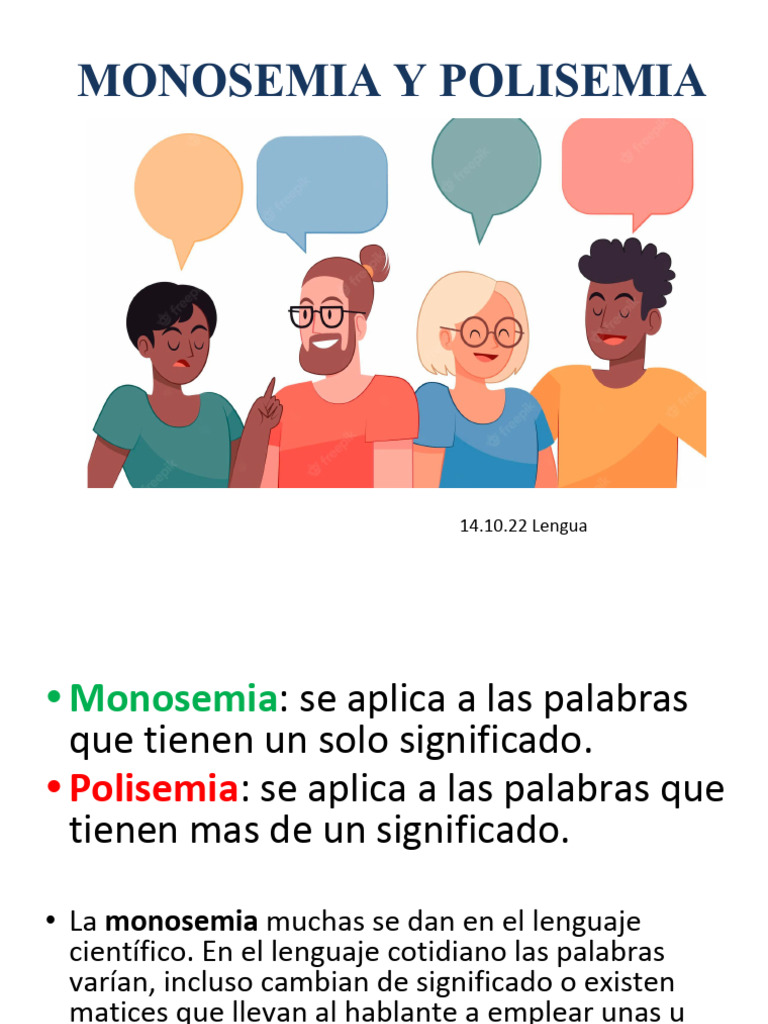 Monosemia y Polisemia | PDF | Connotación