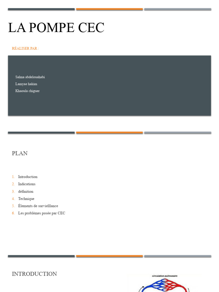 Technique de Circulation Extracorporelle | PDF | Sang | Cœur