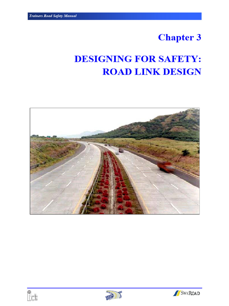 Road Link Safety Design Guidelines | PDF | Lane | Road