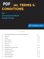 RCBC Credit Card Terms and Conditions | PDF | Credit Card | Payments