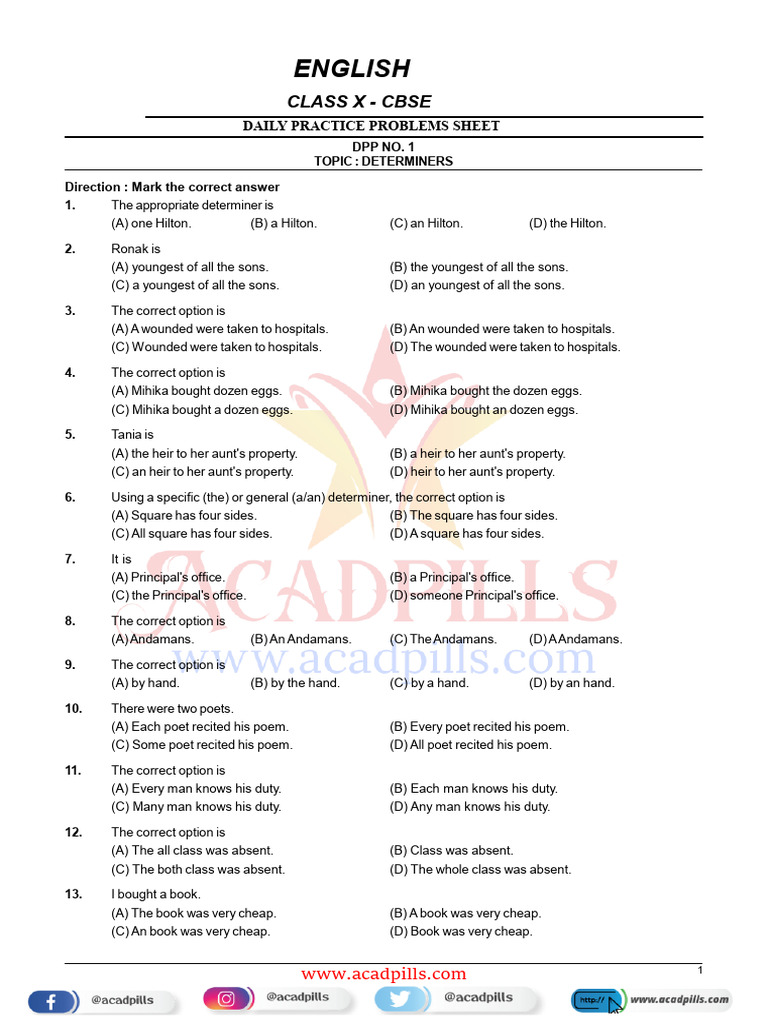 English DPP | Download Free PDF | Chlorofluorocarbon