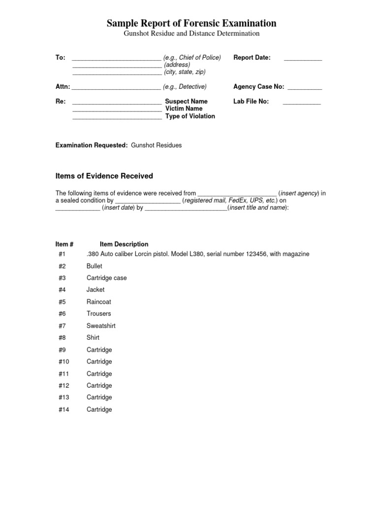 12.1rep Gunshot Residues | PDF | Projectiles | Firearms