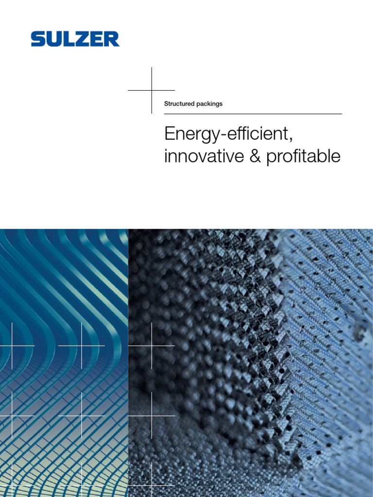 Structured Packings | PDF | Distillation | Liquids