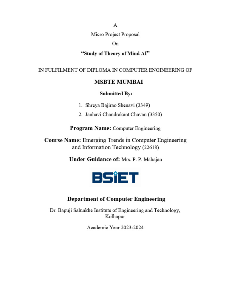 ETI_Proposal | PDF | Artificial Intelligence | Intelligence (AI) & Semantics