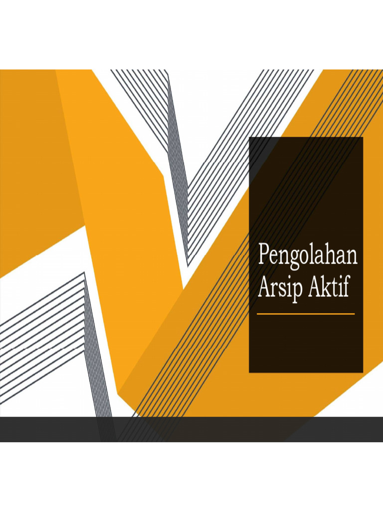 Bahan e Learning Arsip Aktif Update | PDF