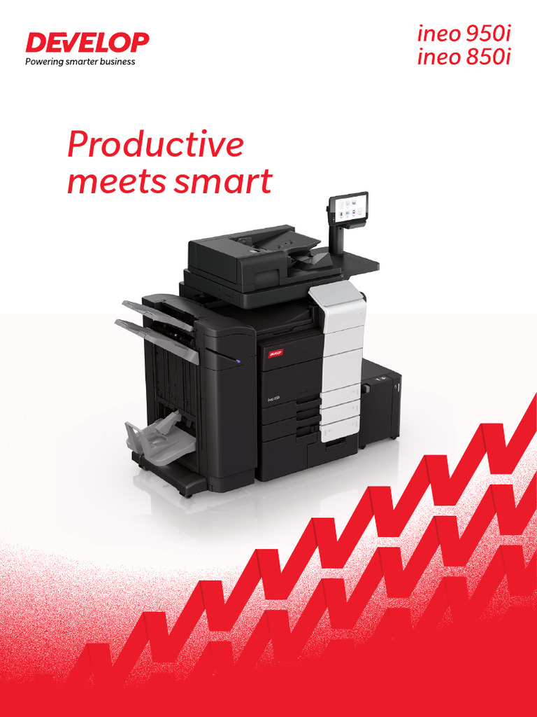 Develop Ineo - 950i Brochure | PDF | Fax | Image Scanner