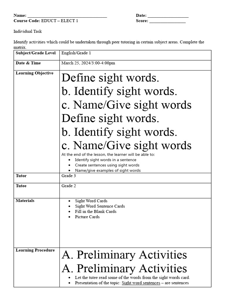 Learningkit Lessonplan Pdf Learning Behavior Modification
