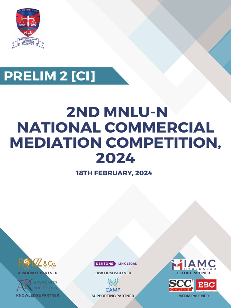 Preliminary Round II - Requesting Party (CI) | PDF | Mediation