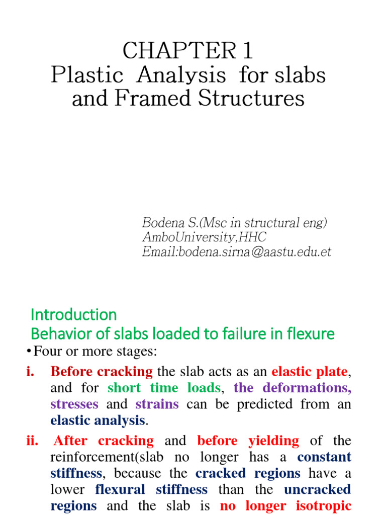 Chapter 1 Yield Line Pdf Bending Yield Engineering