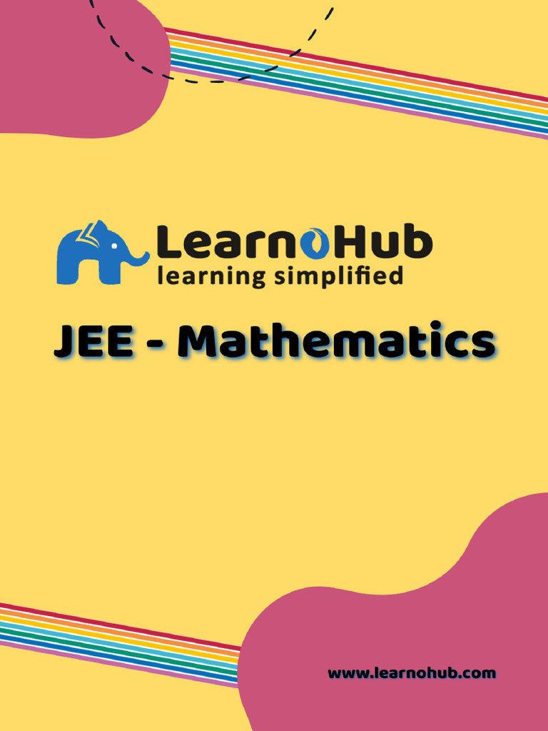 JEE Sample Paper 1 - Question | PDF | Mathematics | Geometry