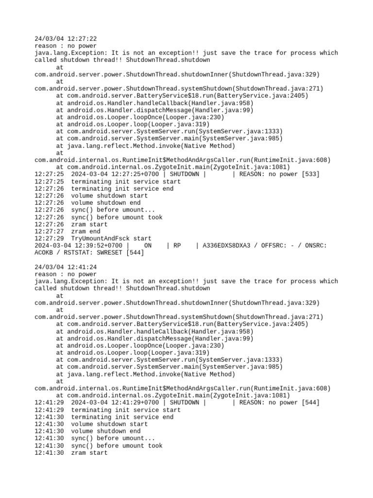 Power Off Reset Reason Backup | PDF | Java (Programming Language) | Java Specification Requests
