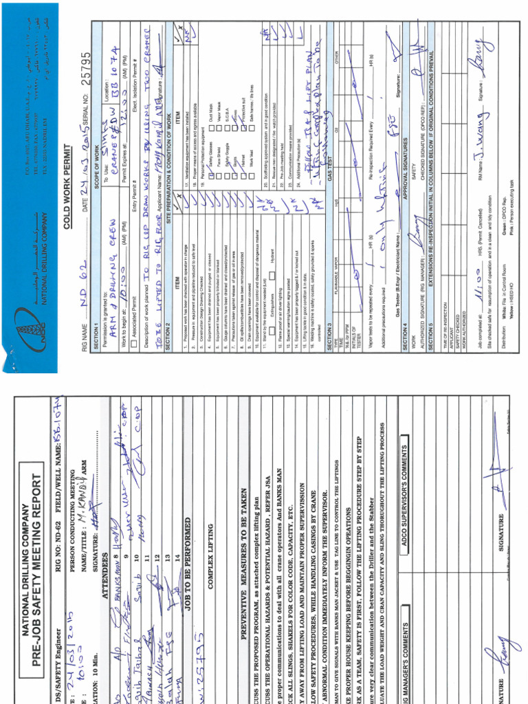 Complex Lifting Plan DW | PDF