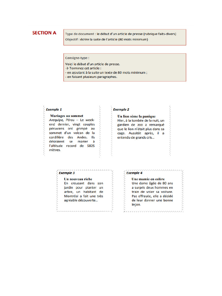 Expression Écrite TEF | PDF