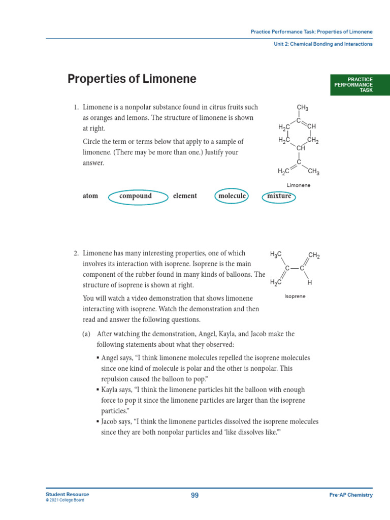 Kami Export - Mallory Tanner - Practice Performance Task Limonene ...