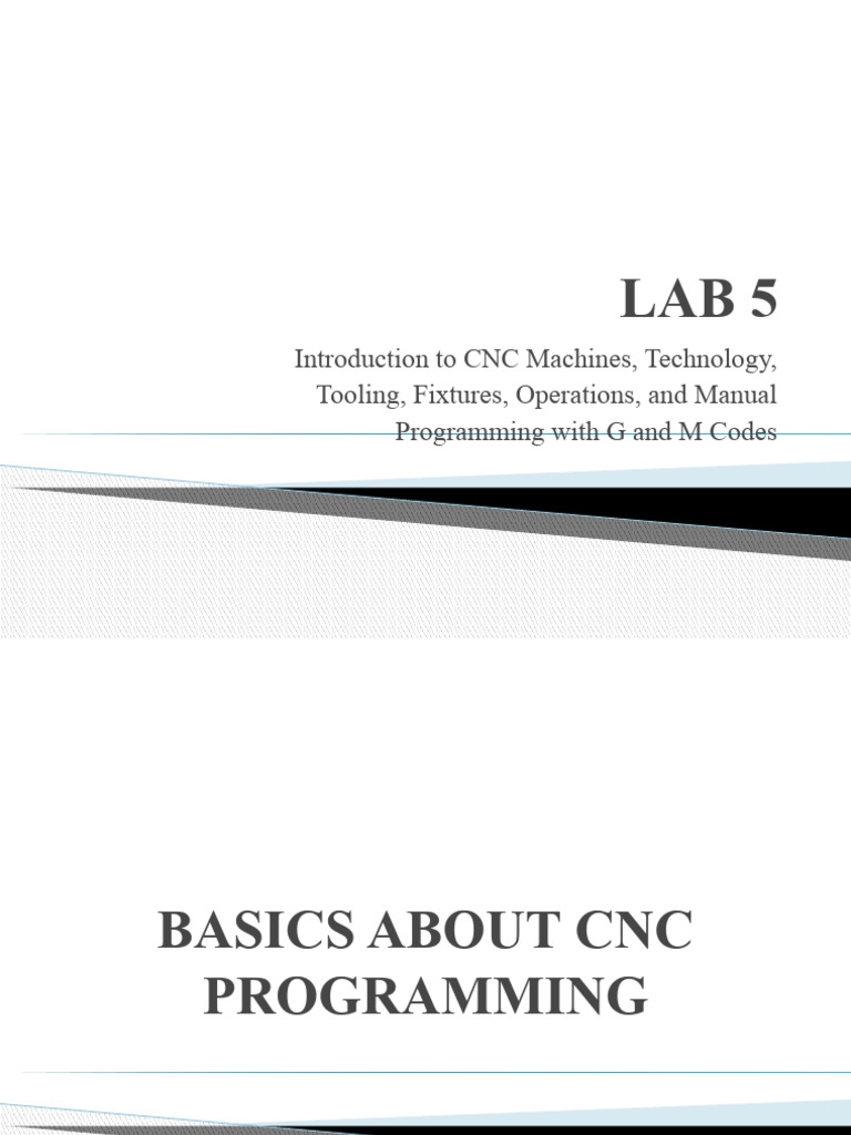 LAB 5 - Coding Lecture | PDF | Numerical Control | Computing