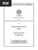 SLDC Fees & Charges Order 2025-26 | PDF | Expense | Capital Expenditure