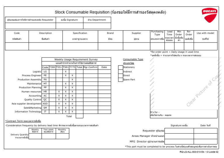Copy of RQ-LG-ALL-003-01A_Stock Consumable Requistion-ร้องขอให้มีการ ...