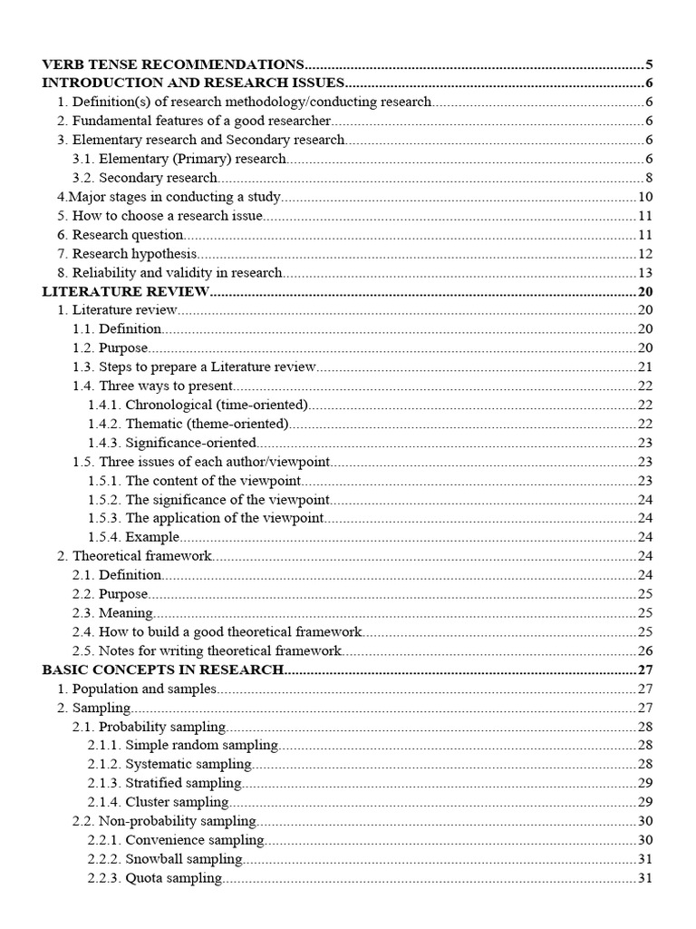 [RM] Notes | PDF | Level Of Measurement | Sampling (Statistics)