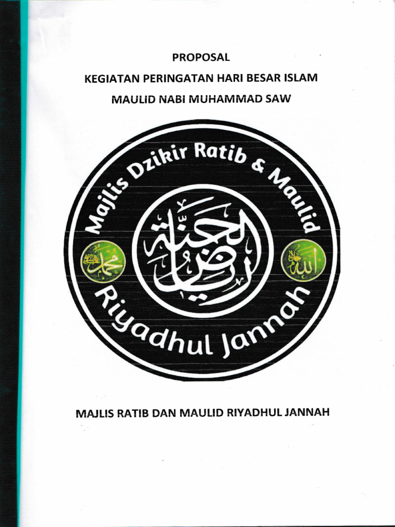 Proposal Maulid Nabi Muhammad SAW 1445 H - 20230929 - 0001 | PDF