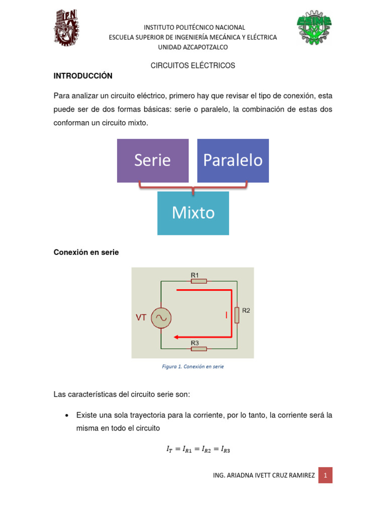 Circuito resistivo-serie | PDF | Red eléctrica | voltaje