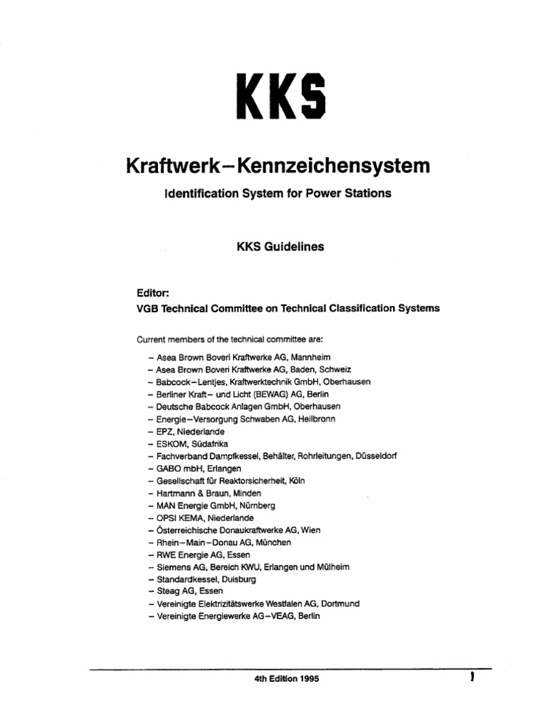 KKS Numbering | PDF
