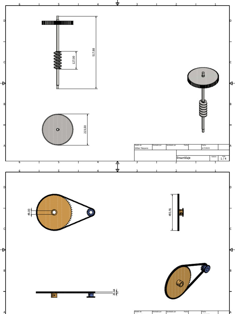 planos de engranajes | PDF
