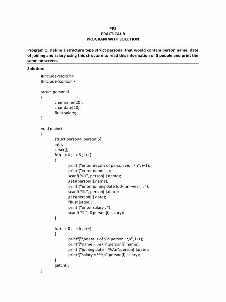 Practical 8 Solution | PDF