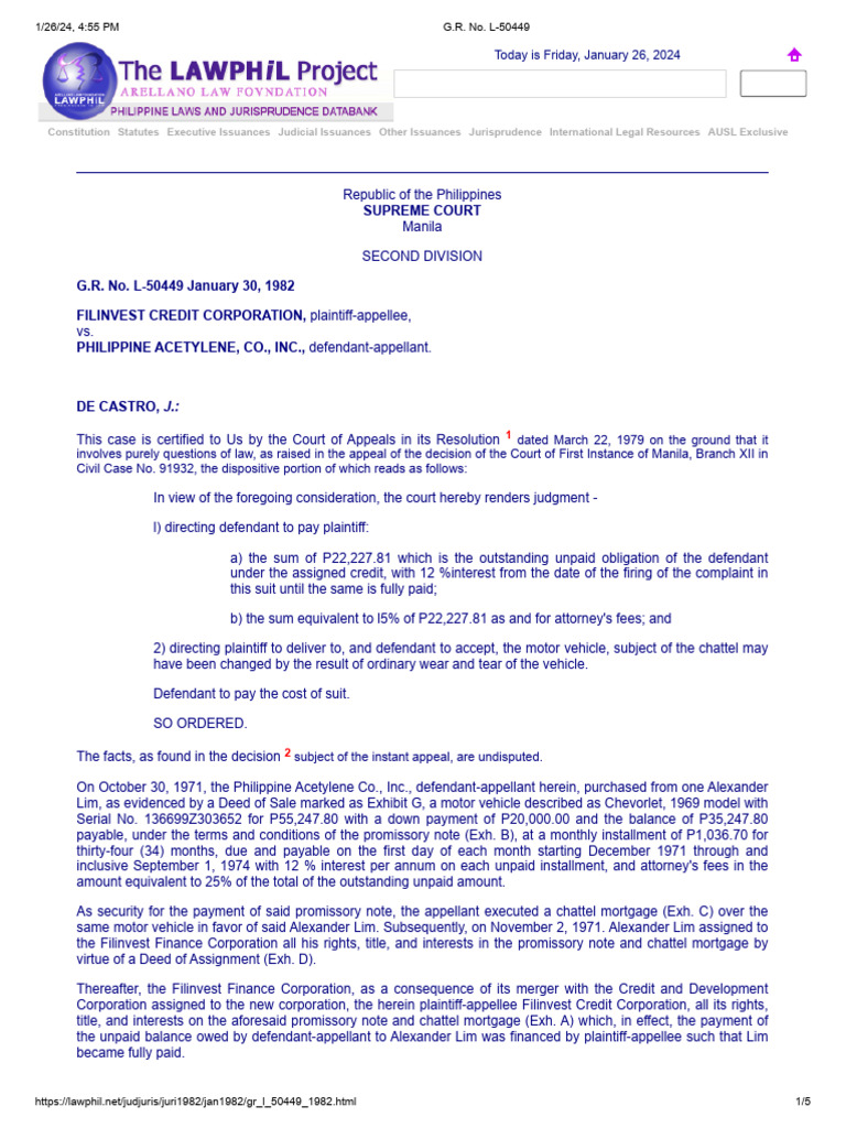 FCA V PA Co. | PDF | Foreclosure | Mortgage Law