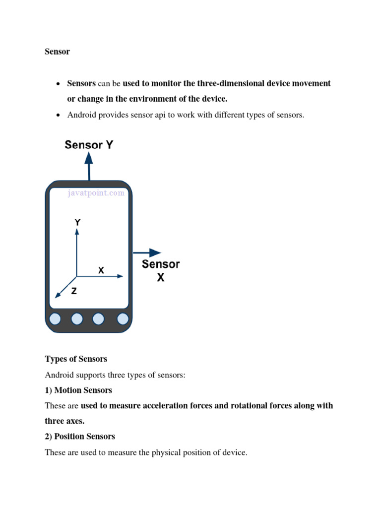 Sensor | PDF | Sensor | Class (Computer Programming)